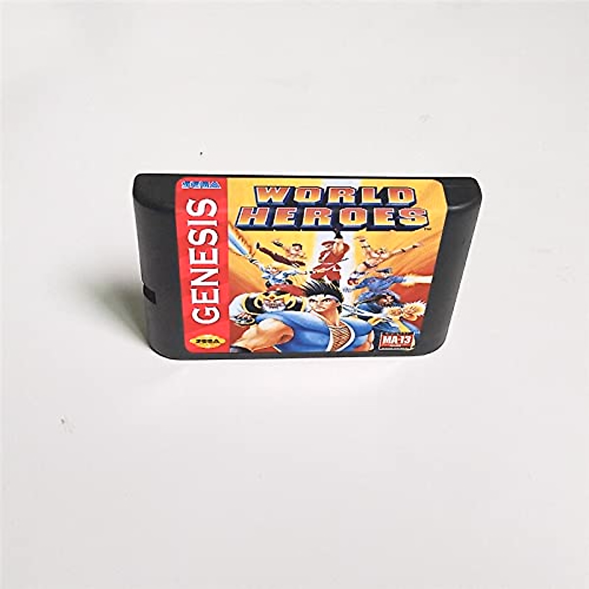 Lksya World Heroes - USA Cover With Retail Box 16 Bit MD Game Card for Sega Megadrive Genesis Video Game Console (Japan Shell)
