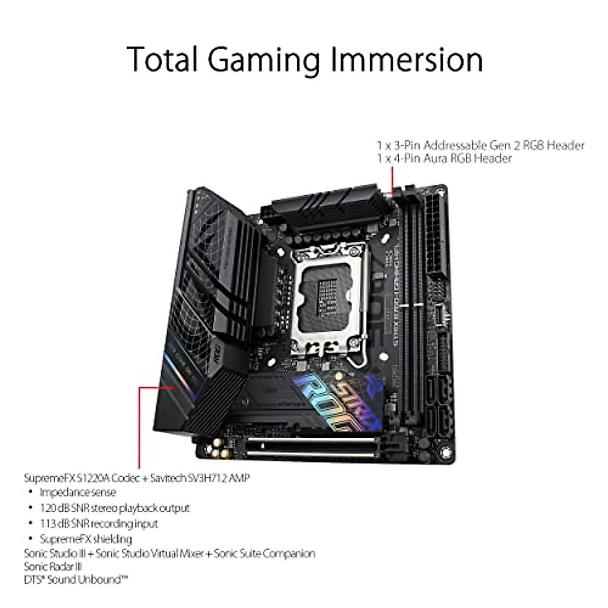 ASUS ROG Strix B760-I Gaming WiFi: 13th Gen Intel Mini-ITX