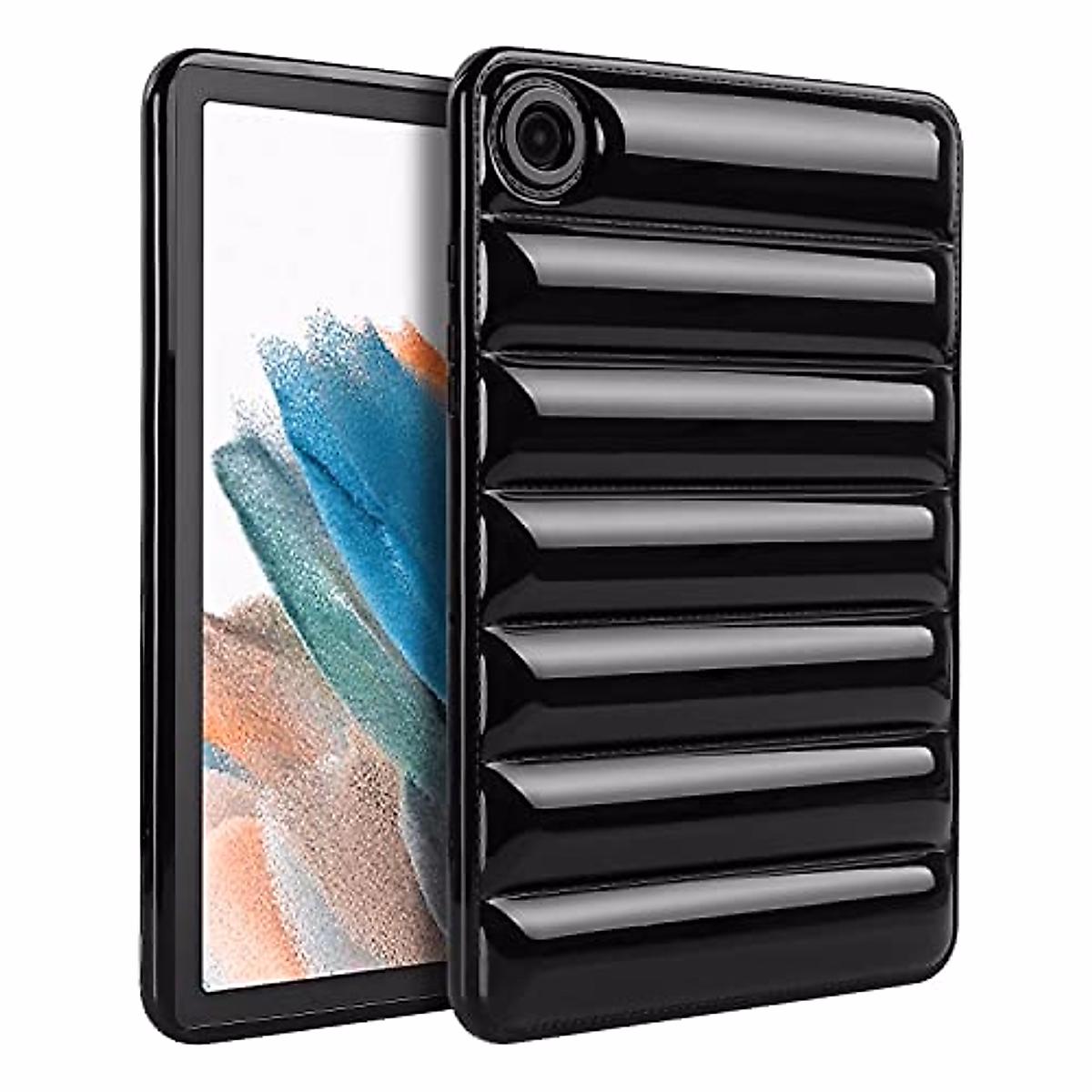 Tablet PC Case Tablet Case Compatible with Samsung Galaxy Tab A8 10.5 inch 2021 (SM-X200/X205),Ultra Thin Lightweight Full Protective Cover Drop-Proof Shock-Proof Protective Cover (Color : Black)