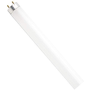 LEDVANCE 21777 Sylvania Fluorescent 48" 32W T8 Lamp, 3000K Neutral White, 1 Pack Rapid & Instant Start, Coated