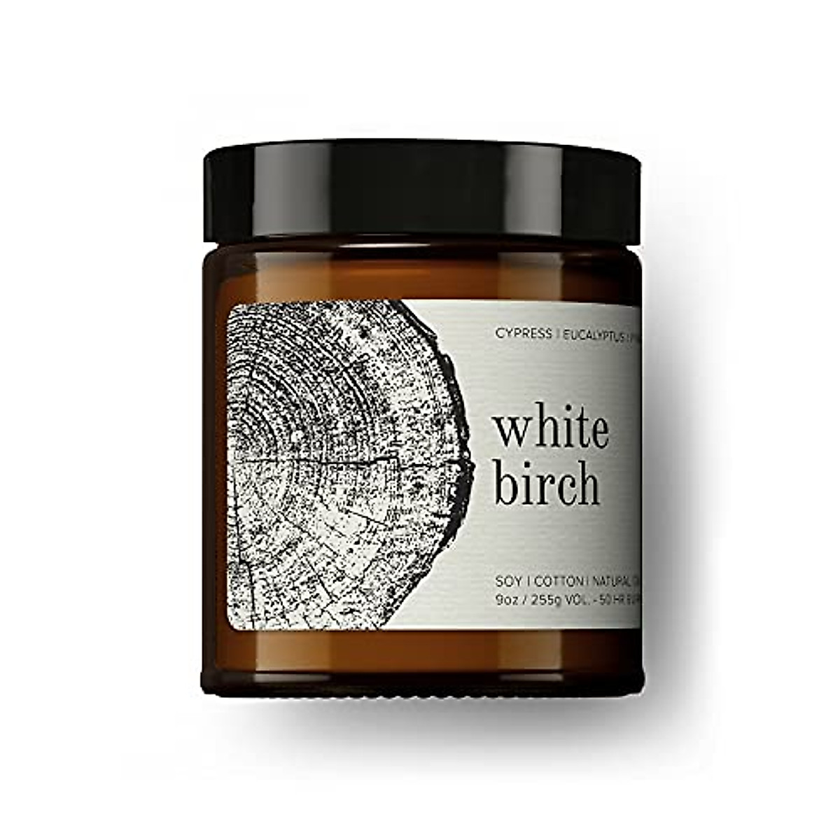 Broken Top - White Birch|9 oz. Cyprus, Eucalyptus & Pine. Pure Soy Wax Candle. 50-Hour Burn Time. Natural Cotton Wick, Vegan, No Parabens, No Phthalates