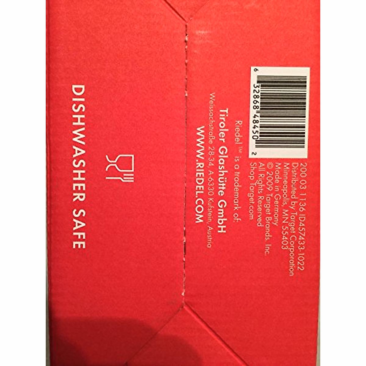 Riedel Vivant Set of Two Merlot Wine Tumblers