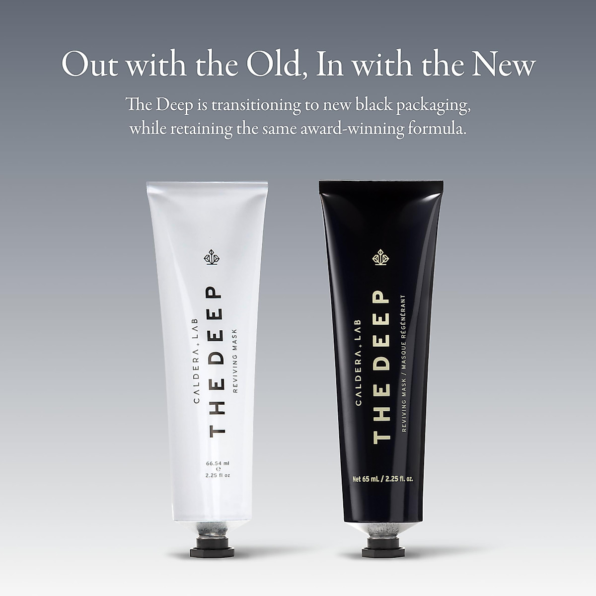 Caldera + Lab The Deep | Men's Organic Hydrating Clay Face Mask for Dry, Sensitive, & Normal Skin – Vegan, Natural & Antioxidant Packed Exfoliating Skincare Facial Treatment