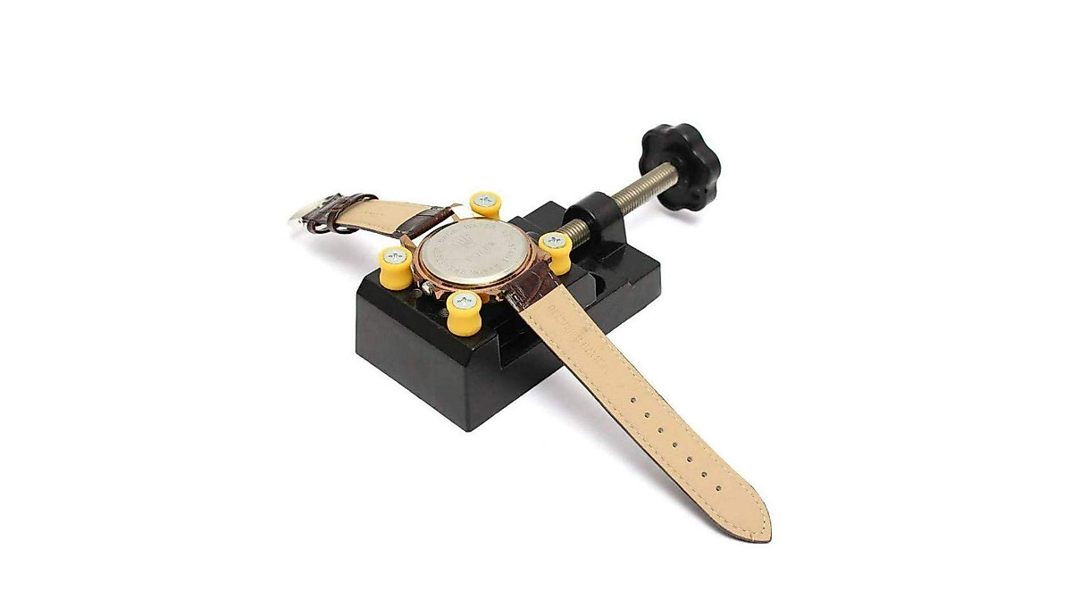 BUYSK Mini Bench Vise Clamp for Watch, Jewelry & DIY Carving