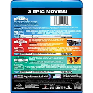 How to Train Your Dragon: 3-Movie Collection - Blu-ray + Digital