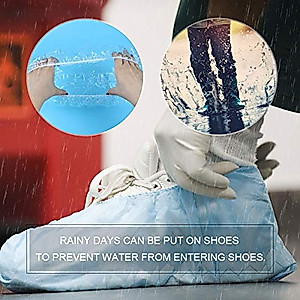 Disposable Shower Caps - 100PCS Plastic Clear Hair Cap Thick Waterproof Elastic Bath Caps for Women Hair Treatment,Hotel and Home Use,Travel Essentials