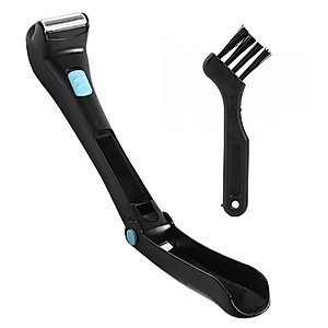 Back Hair Shaver Foldable Electric Body Hair Remover Men Razor with Long Handle