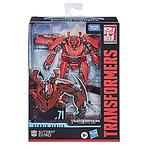 Transformers Toys Studio Series 71 Deluxe Class Dark of The Moon Autobot Dino Action Figure - Ages 8 and Up, 4.5-inch