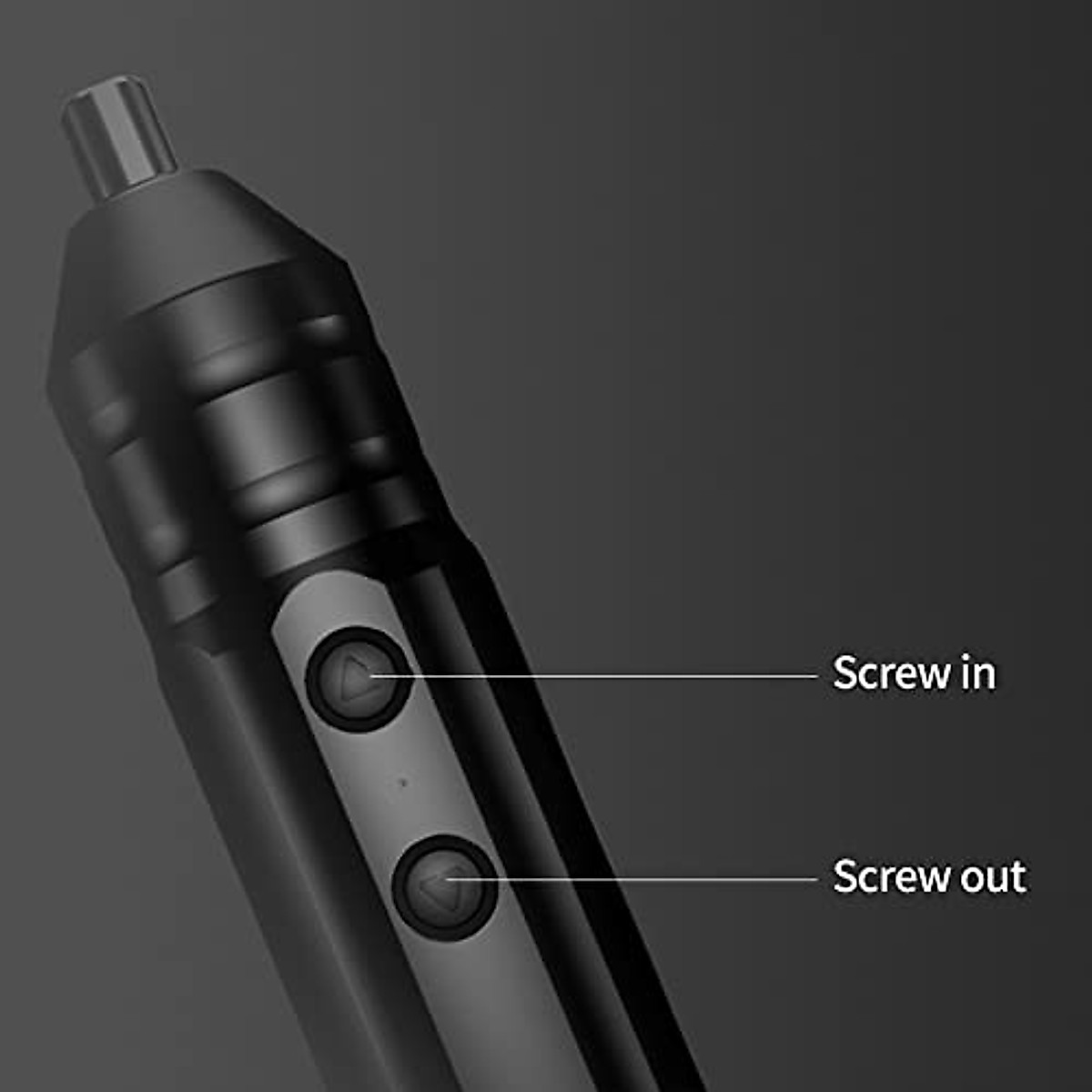 CALIDAKA Cordless Electric Screwdriver Kit Mini Drill 250 RPM,USB Rechargeable Power Screwdrivers Set,Portable Automatic Home Repair Tool Kit with USB Cable