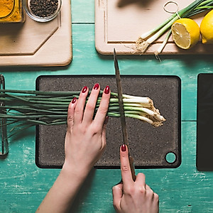 Cabilock Dishwasher Tray 1pc Chopping Board Multifunction Serving Plate Black Serving Tray