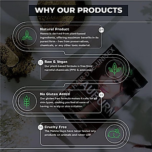 1 Pack Of Burgundy Henna Hair & Beard Color/Dye 100 Grams - Natural Hair Color, Plant-based Hair Dye - The Henna Guys