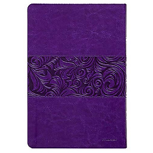 The Passion Translation New Testament, Violet, Large Print (Faux Leather) – In-Depth Bible with Psalms, Proverbs, and Song of Songs, Makes a Great Gift for Confirmation, Holidays, and More