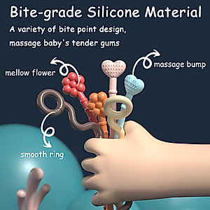 Montessori Toys 6M to 3 Years, Swan Pull String Activity Sensory Toys for Toddler, Travel, Motor Skills & Teething Toys for Car Seat/Stroller, Baby Girl Gifts for 18M+, Baby Toys for 1 Year Old