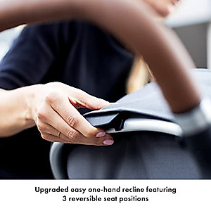 Joolz Day+ Stroller for Babies from Birth to Toddlers 6 Month+ (up to 50lbs) Complete Set: Cot & Seat (incl. Raincover) One-Hand Compact Fold - Reversible Parent Facing Stroller Seat - Gorgeous Grey