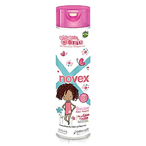 NOVEX My Little Curls Shampoo - Infused with Aloe Vera & Castor Oil for All Curl Textures - Kid's Hair Product (300ml/10.1oz)