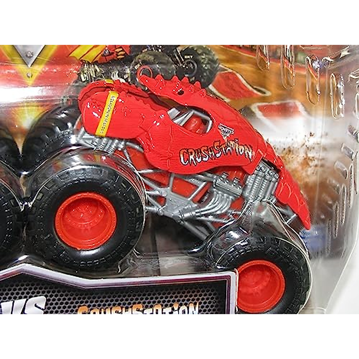 Monster Jam 2023 Official 1:64 Scale Diecast Truck 2-Pack Series 25 Octon8er vs Crushstation