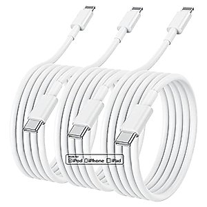 3Pack 10Ft USB C to Lightning Cable Long,[Apple MFi Certified] iPhone 14 13 Fast Charger 10ft for iPhone 14 Pro Max/13 mini/12/11 Pro/iPad/AirPod,Type C Port Support Quick iPhone Charging Cord 10 Foot