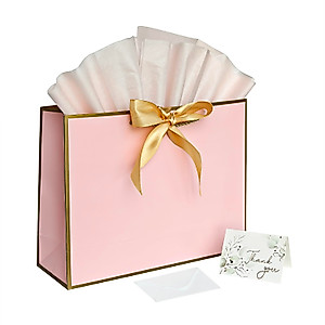 ANFENG 50th Birthday Keepsake Gift Vintage Bag for Women 1973 Mom Novelty 50 Year Old Party Paper Bags Shopping Tote Idea Fifty (Medium Size)