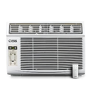 COMMERCIAL COOL Air Conditioner 10,000 BTU with Remote Control and Adjustable Thermostat, Air Conditioner Window Unit up to 450 Sq. Ft. with Electronic Controls & Digital Display, Window AC Unit