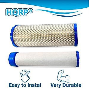 HQRP Filter & Inner Filter Kit Compatible with Briggs & Stratton 841497, 821136, 4235, 4236 Replacement for B&S 540000/610000 Series Engines