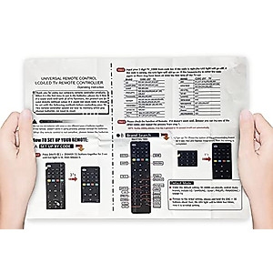 Universal TV Remote Control Directly Replacement for LG,Samsung, Sony, Philips, Panasonic, Sharp, Toshiba, TCL, Vizio, Sanyo, Insignia, Hisense etc LCD LED 3D HDTV Smart TV Compatible All Brand TVs