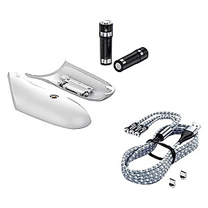 LIZZOT Magnetic Controllers Charging Cable for, Charging Dock Kit with 2 Batteries,Battery Cover,Charger Cable