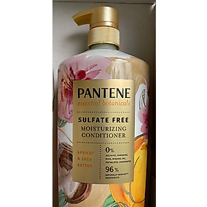 Essential Botanical Shampoo and Conditioner Set | 2 Pack | SULFATE-Free | Family size 2x38.2oz | Apricot and Shea Butter Infused