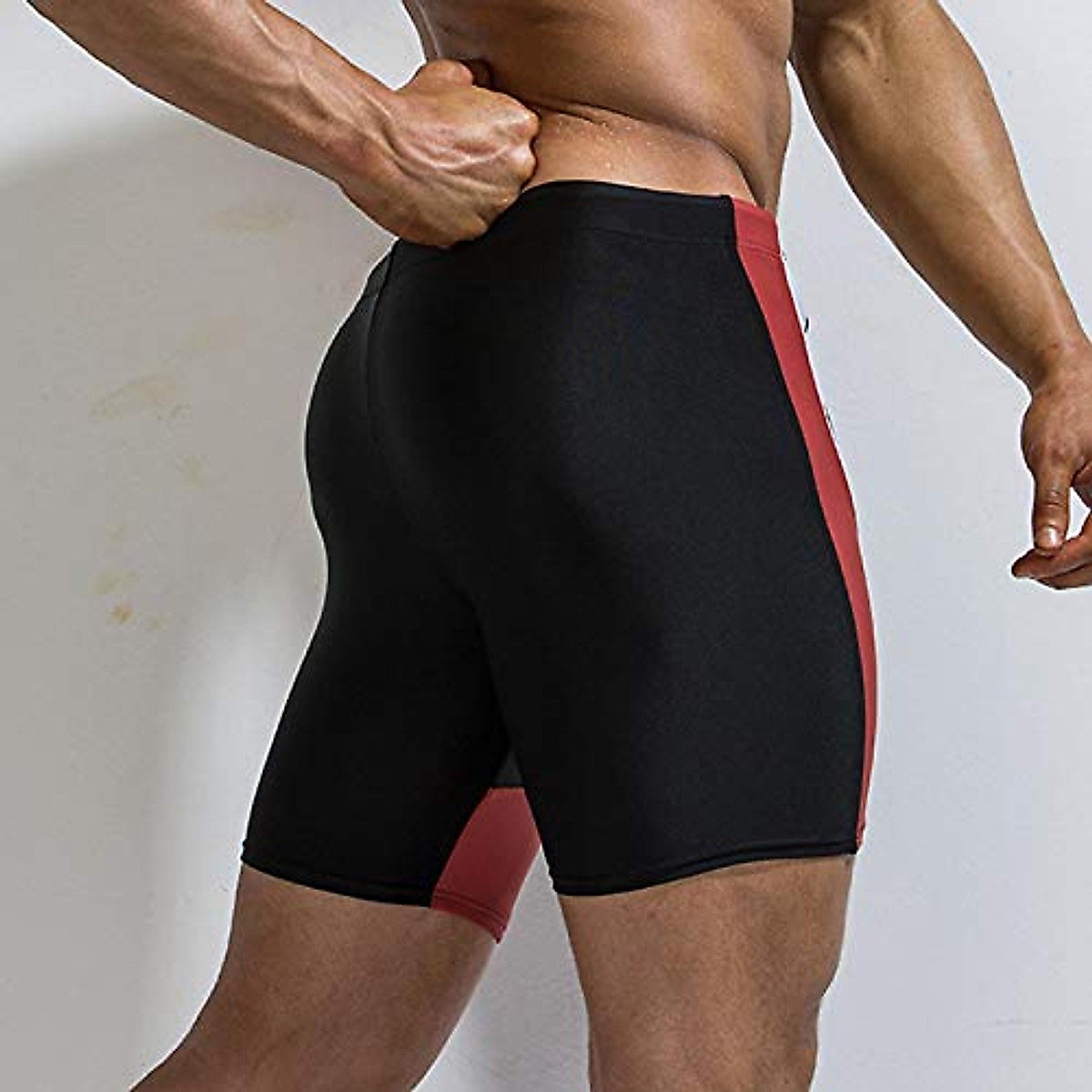 lnmuld Bikini Tops for Women Cute Bikinis Drawstring Shorts Surfing Swim Men's Trunks Dry Quick Swimming Beach Running Red