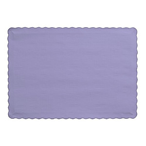 Creative Converting 50 Count Touch of Color Paper Placemats, Luscious Lavender