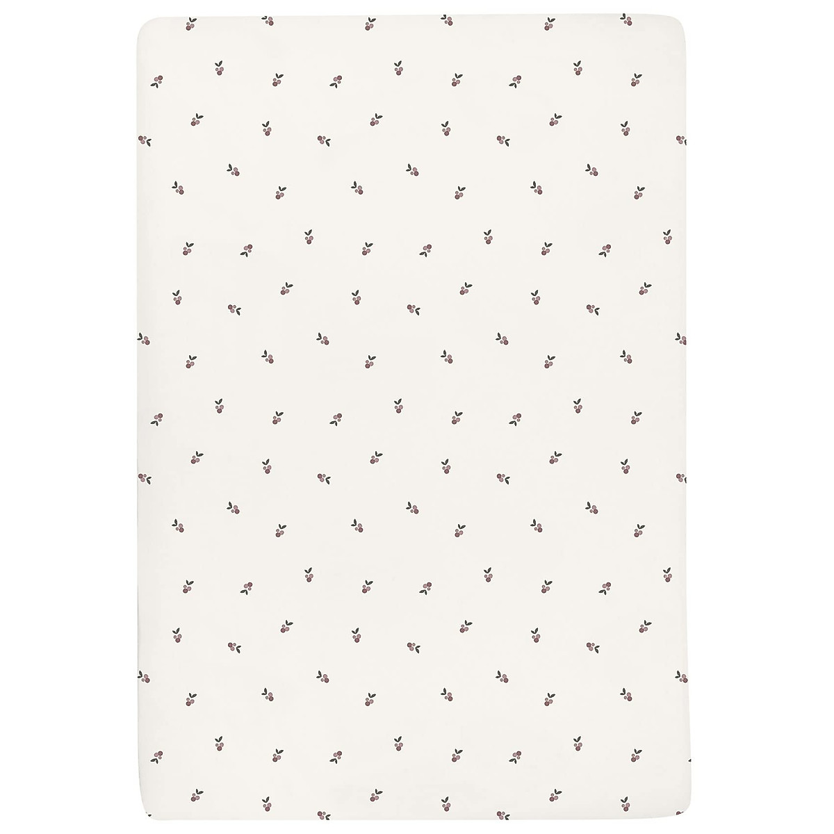 Ely's & Co. Patent Pending Waterproof Crib Sheet | Toddler Sheet Set - 2 Pack Berry and Cluster Dot (Lavender)