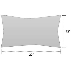 RSH Decor: Lumbar Throw Pillows Set of 2 | 20” x 12" | All-Weather Spun Fabric | Water and Fade-Resistant | Outdoor Support Pillows for Patio Furniture | Artistic Floral