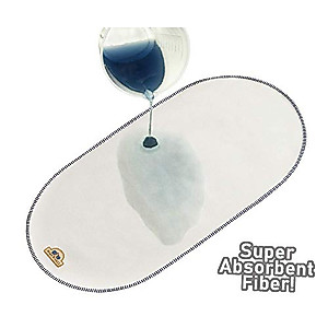 Longer Waterproof Changing Pad Liners for babies 3 Count by BlueSnail (snow white, 13.3"x26")