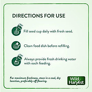 Wild Harvest Universal Blend for Small Birds, 10 lb Bag, Fortified Nutrition (P-99284)