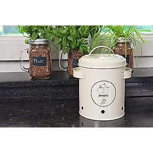 Esschert Design Onions Storage Tin, Metal