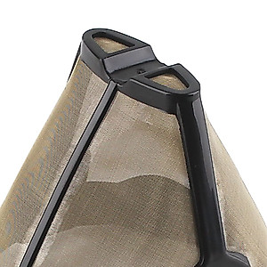 Veterger Replacement Parts 2pcs Cone Reusable Coffee Permanent Filters, Compatible with Ninja Coffee Maker CM305, CP301, CP307C,CM401