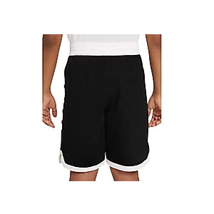 Nike Dri-FIT Elite Big Kids' (Boys') Basketball Shorts, Black/White, Medium