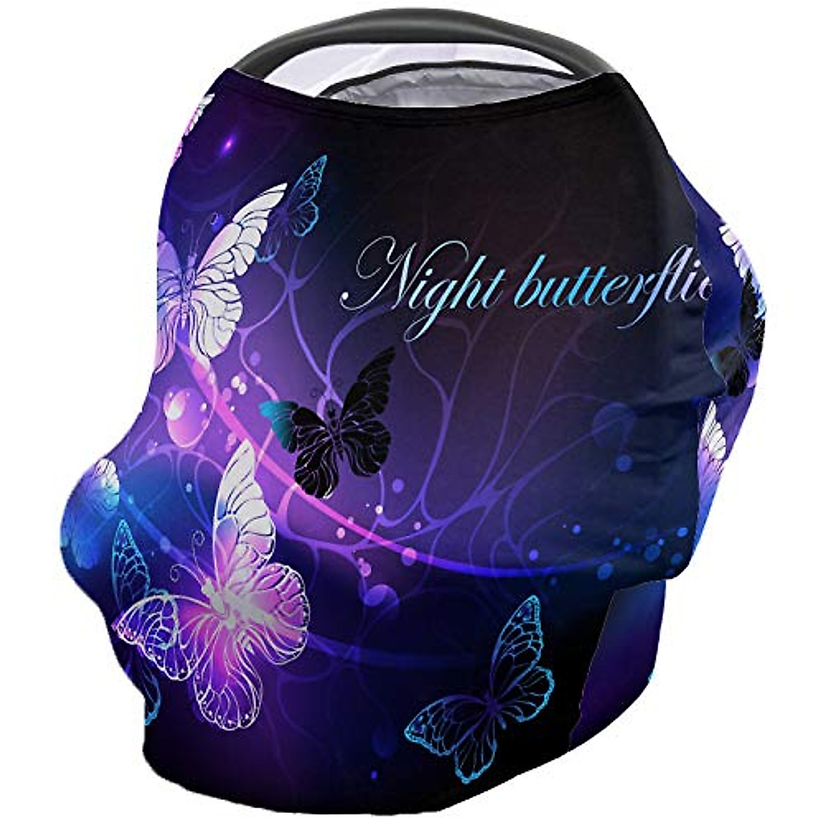 Nursing Covers for Breastfeeding Baby Stroller and Car Seat Combo Night Butterfly Carseat Canopy Baby Cart High Chair Infinity Scarf
