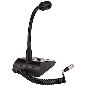 AKG Pro Audio DST99S Dynamic Paging Microphone with Cardioid Polar Pattern for General Public and Communication Uses., Black