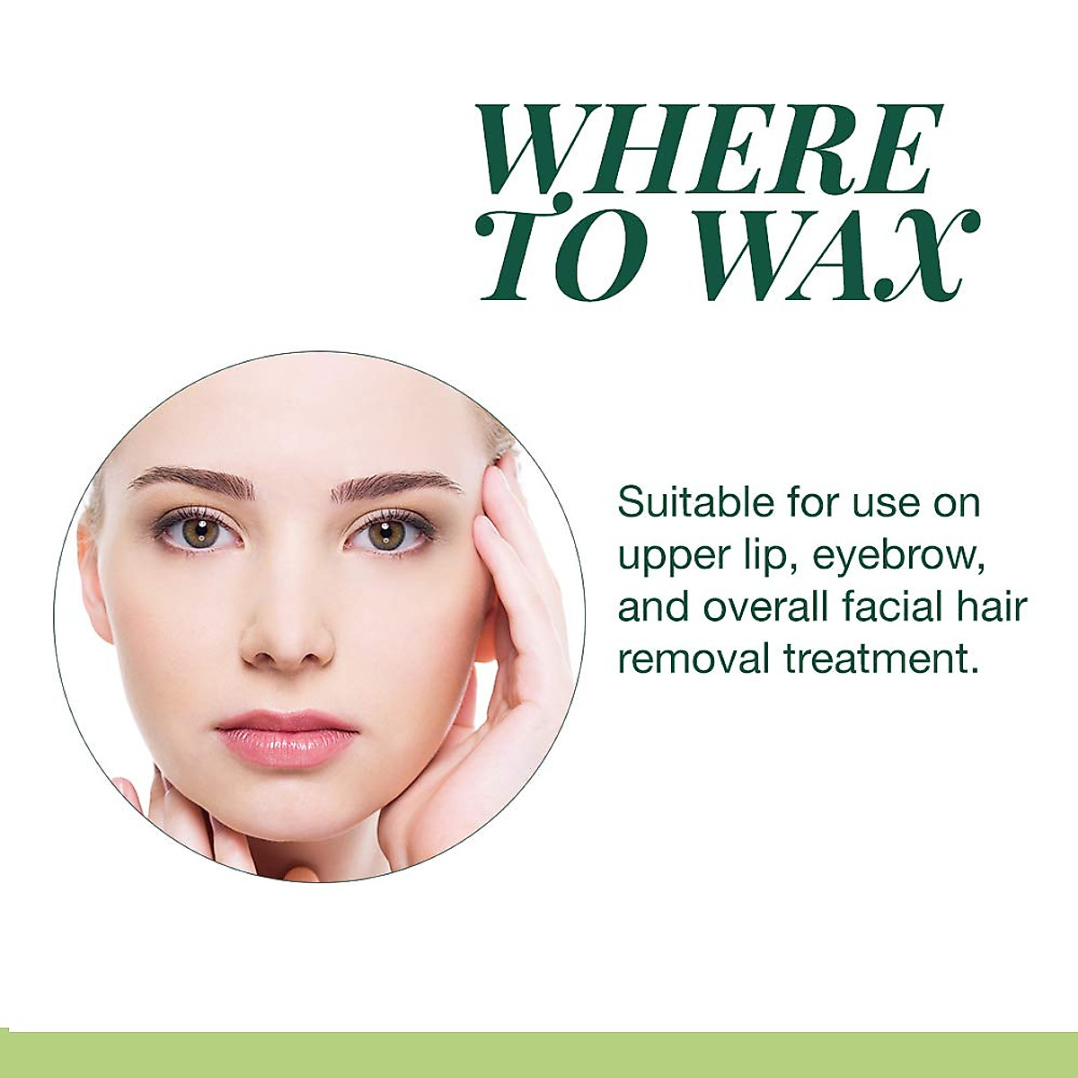 Clean + Easy Petite Waxing Sticks for Facial Waxing | Wood Applicator Spatulas for Hair Removal, 100 count