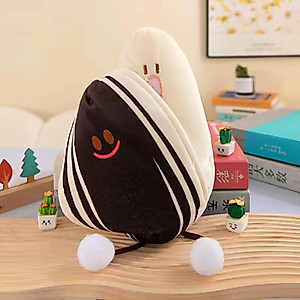 POPOTATO Realistic Sunflower Seeds Plush - 10.23'' Melon Seeds Stuffed Animal - Plushy and Squishy Pillow Toy - Cute Pistachio Plushie Toys Gift for Boys and Girls