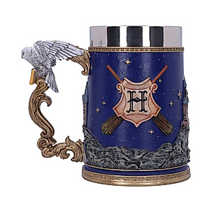 Nemesis Now Officially Licensed Harry Potter Hogwarts Collectible Tankard 15.5cm Blue