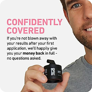 BOLDIFY Hairline Powder Instantly Conceals Hair Loss, Root Touch Up Hair Powder, Hair Toppers for Women & Men, Hair Fibers for Thinning Hair, Root Cover Up, Stain-Proof 48 Hour Formula (Grey)