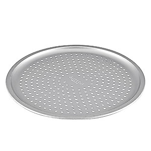 Anolon Pro-Bake Aluminized Steel Bakeware Perforated Pizza Pan, 14 Inch - Silver