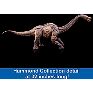 Mattel Jurassic World Mattel Jurassic Park Hammond Collection Action Figure, Brachiosaurus Dinosaur Toy, 30th Anniversary Collectible