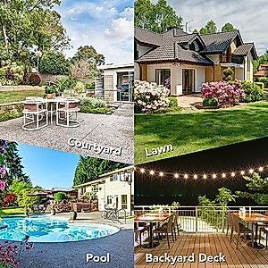 BBQ Gazebo Canopy Patiojoy 10'x10' Outdoor Patio Hardtop Gazebo Double Steel Roof Solid Wood Frame Grill Gazebo Shelter for Patio, Garden