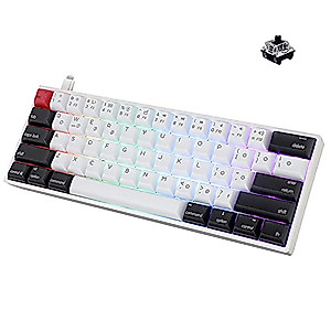 AK61 Gaming Keyboard RGB Backlit Wide Compatibility Comfortable E-Sports Type-C Mechanical Keyboard for Home Wired Keyboard Computer Supply