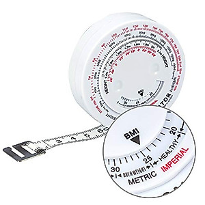 BMI Body Mass Index Retractable Tape 150cm Measure Calculator Diet Weight Loss Tape Measures Tools