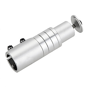 BlueSunshine Bike Handlebar Riser Bicycle Fork Stem Raiser Extender Head Up Raiser Aluminum Alloy (Silver)