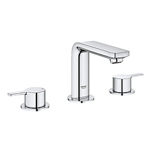 Grohe 2057800A Lineare 8" Widespread Two-Handle Bathroom Faucet in StarLight Chrome, Medium W