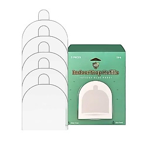 Smart Protector Electronic Bug Trap with Smart UV Light Refills - 5 Glue Bars - Indoor Fruit Fly & Gnat Trap -Bug Trap & Flying Insect Catcher - Pet-Friendly